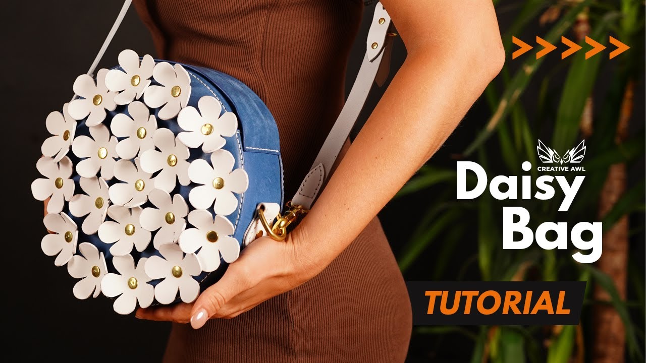 Leather Daisy Bag DIY - YouTube