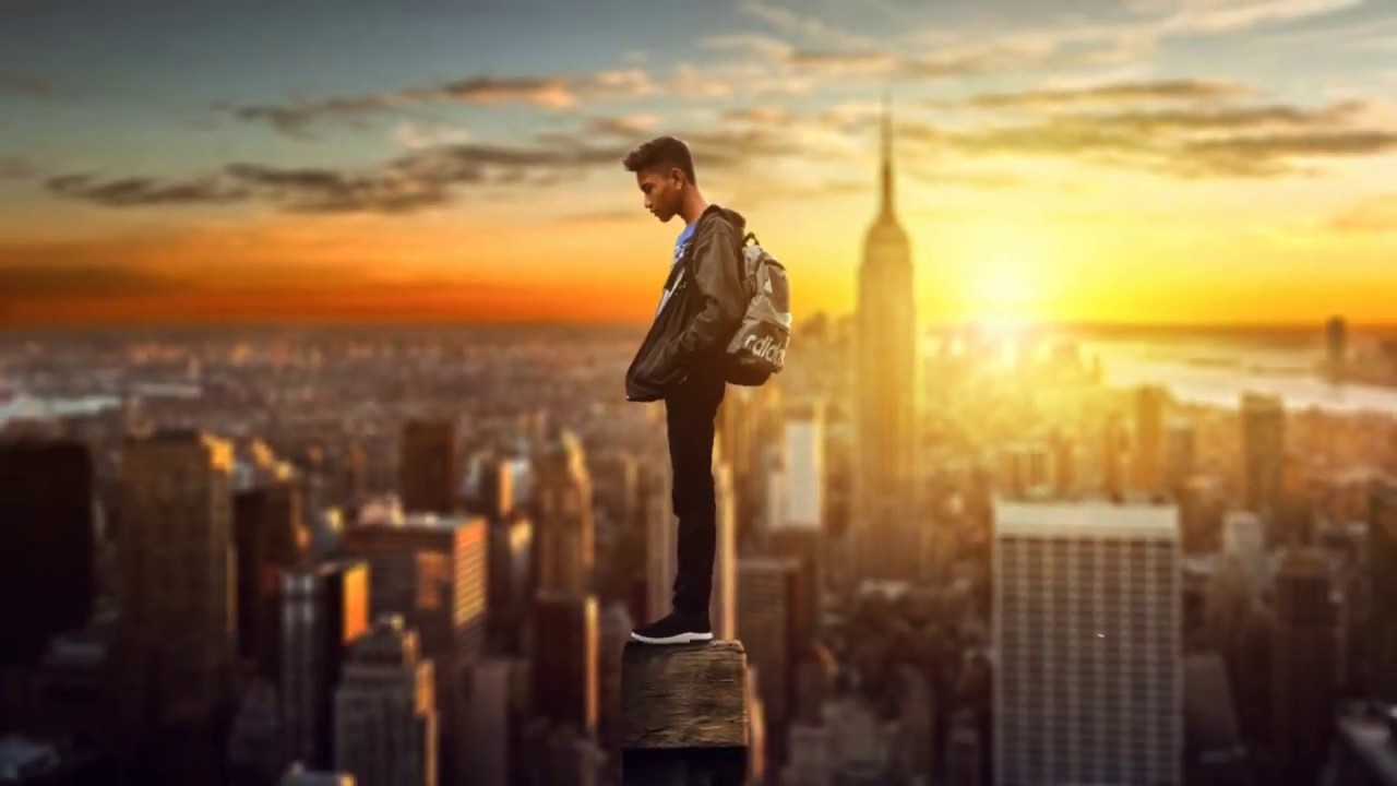 Manipulation Sunset in New york | photoshop manipulation - YouTube