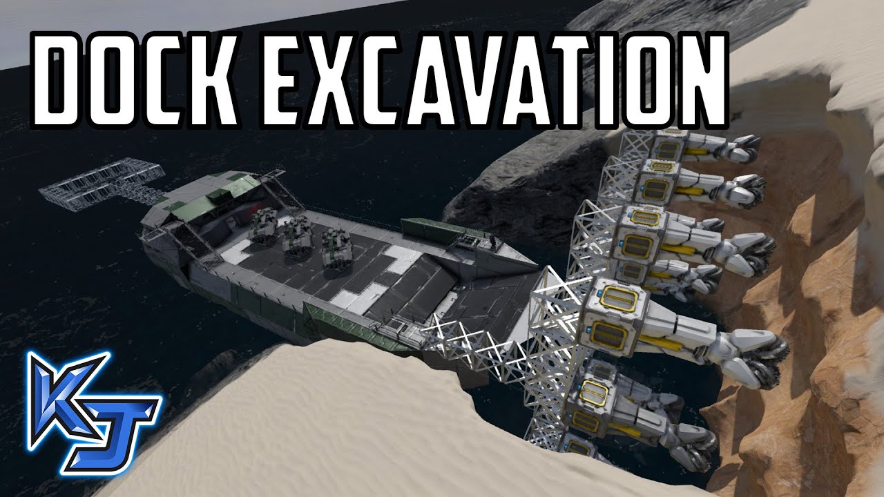 Escape From Typhoon EP05 - "Excavating An Underground Dock" - YouTube