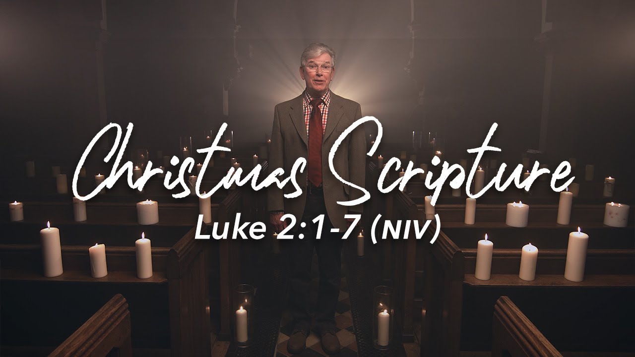 Luke 2:1-7 (NIV): Free Christmas Scripture Reading - YouTube