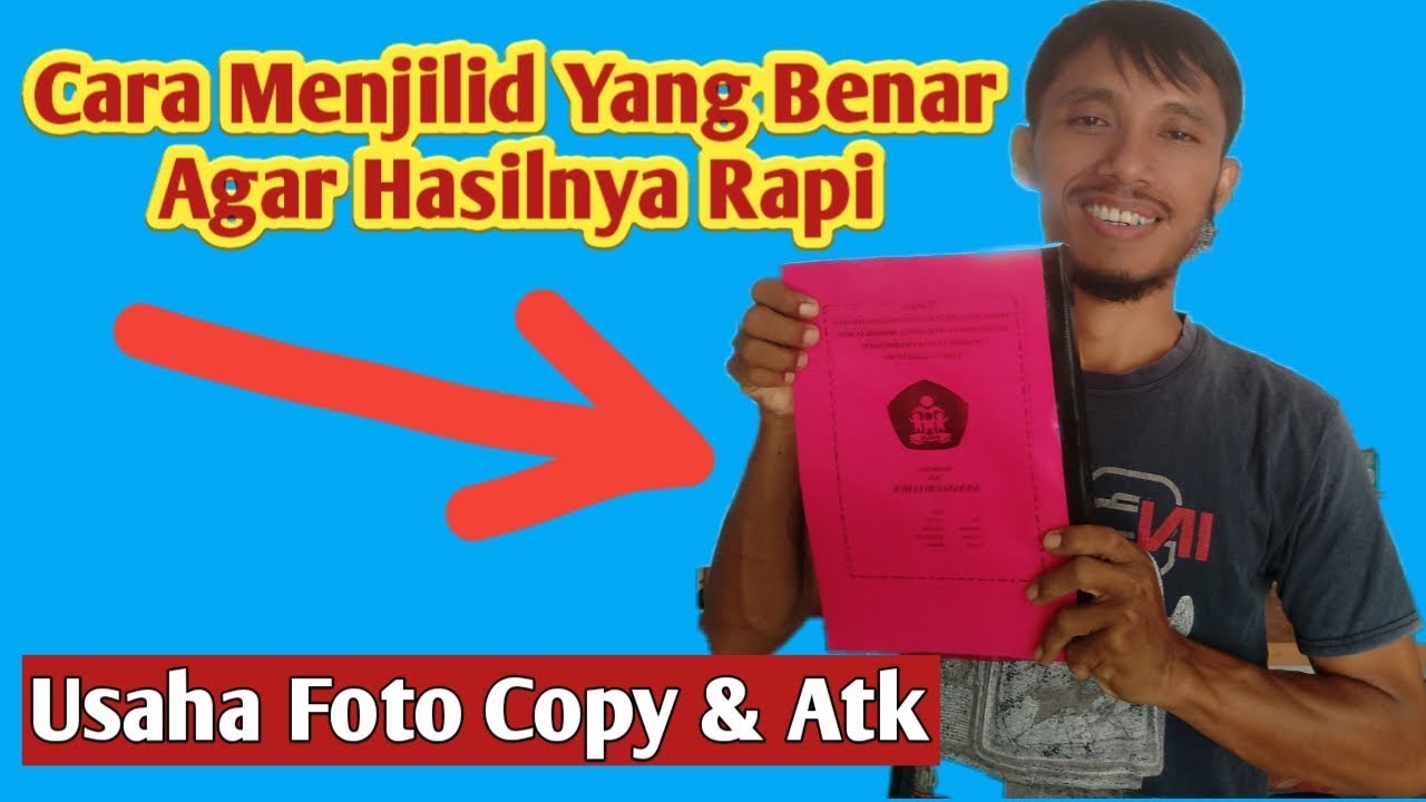 Cara Menjilid Agar Hasilnya Rapi Dan Bagus - YouTube