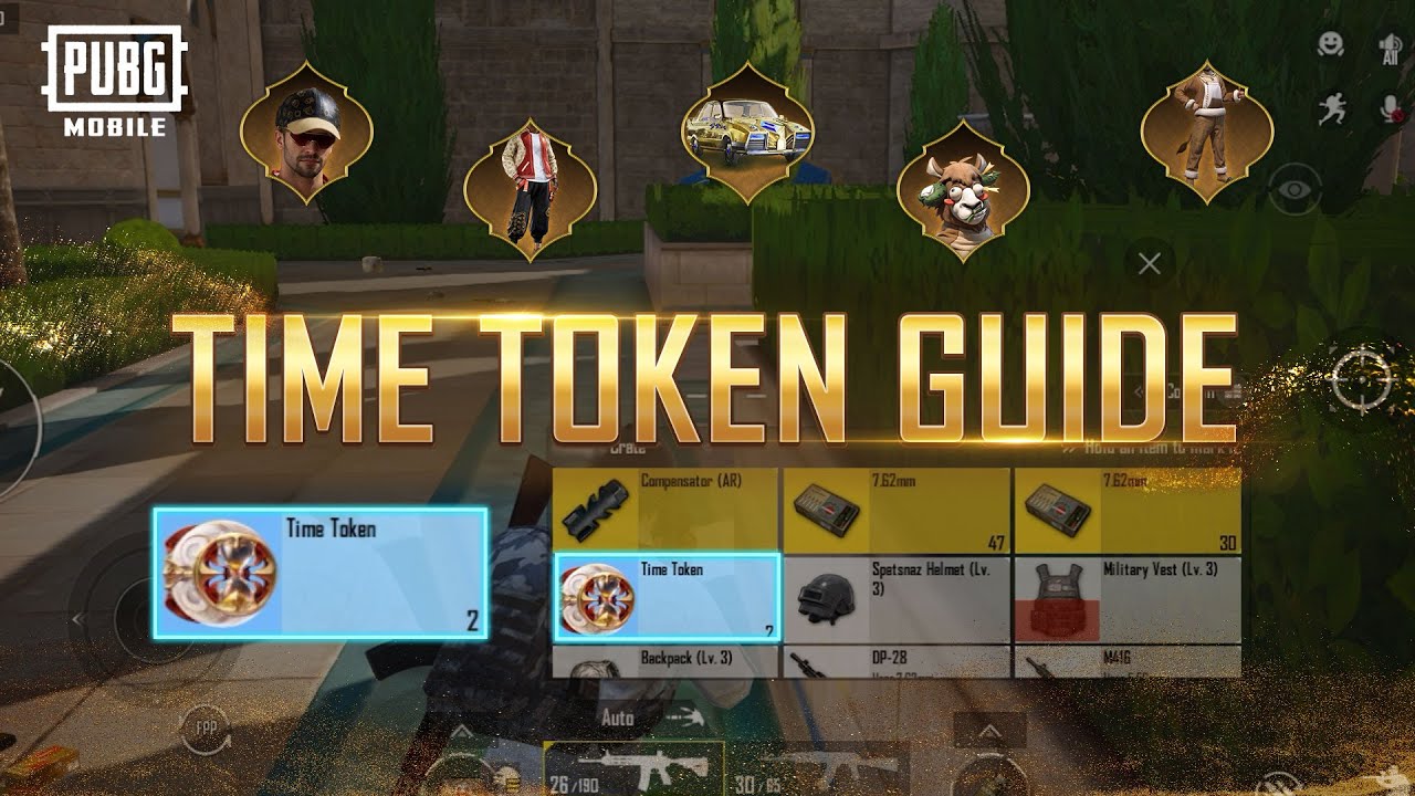 PUBG MOBILE | Redeem Time Tokens for Exclusive Rewards - YouTube
