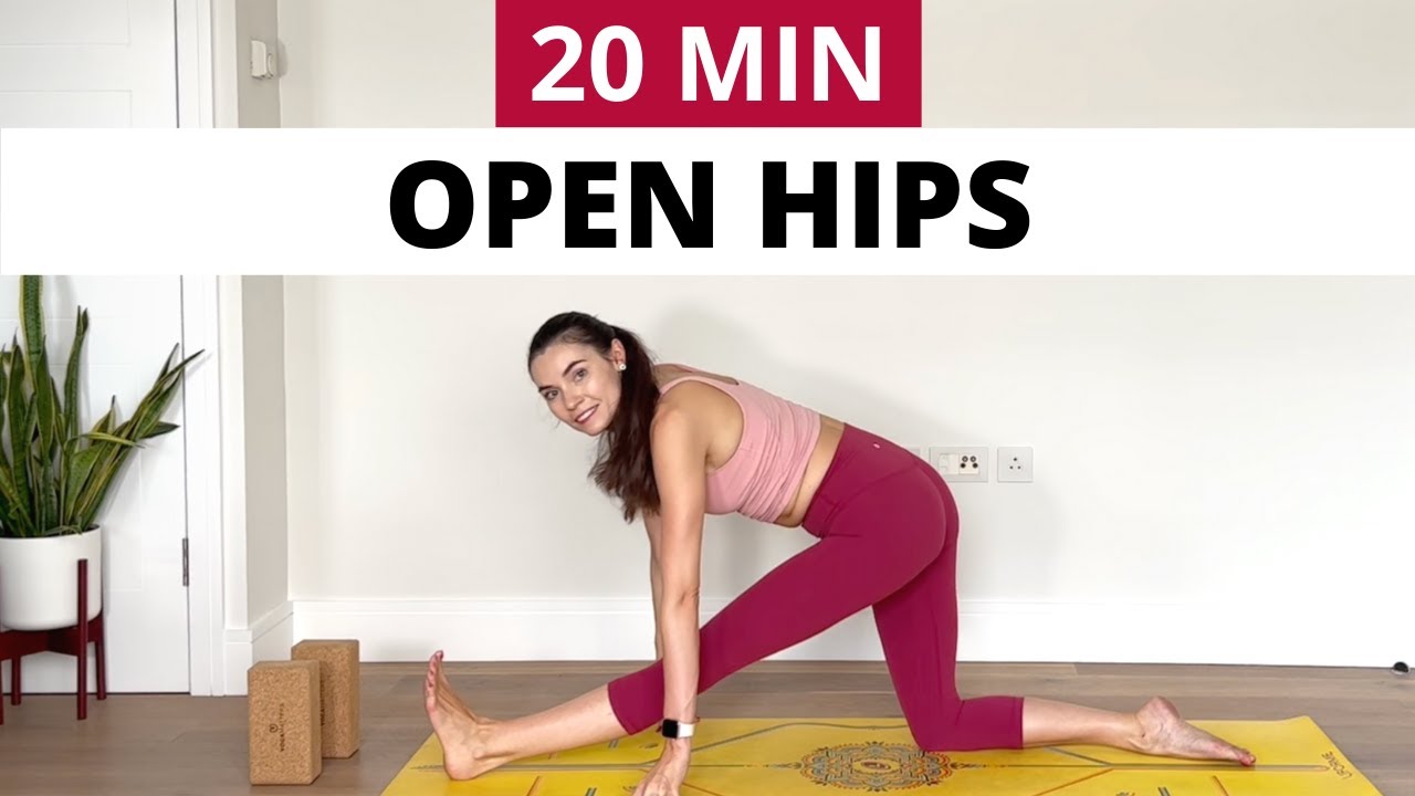 20min Open Hips Yoga Flow | Lower Body Stretch (Beginner-Friendly ...