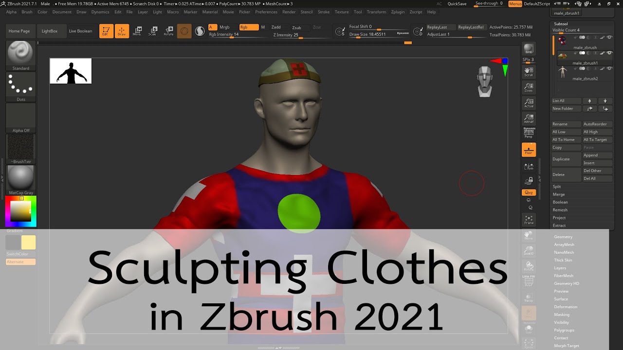 Sculpting Clothes - YouTube