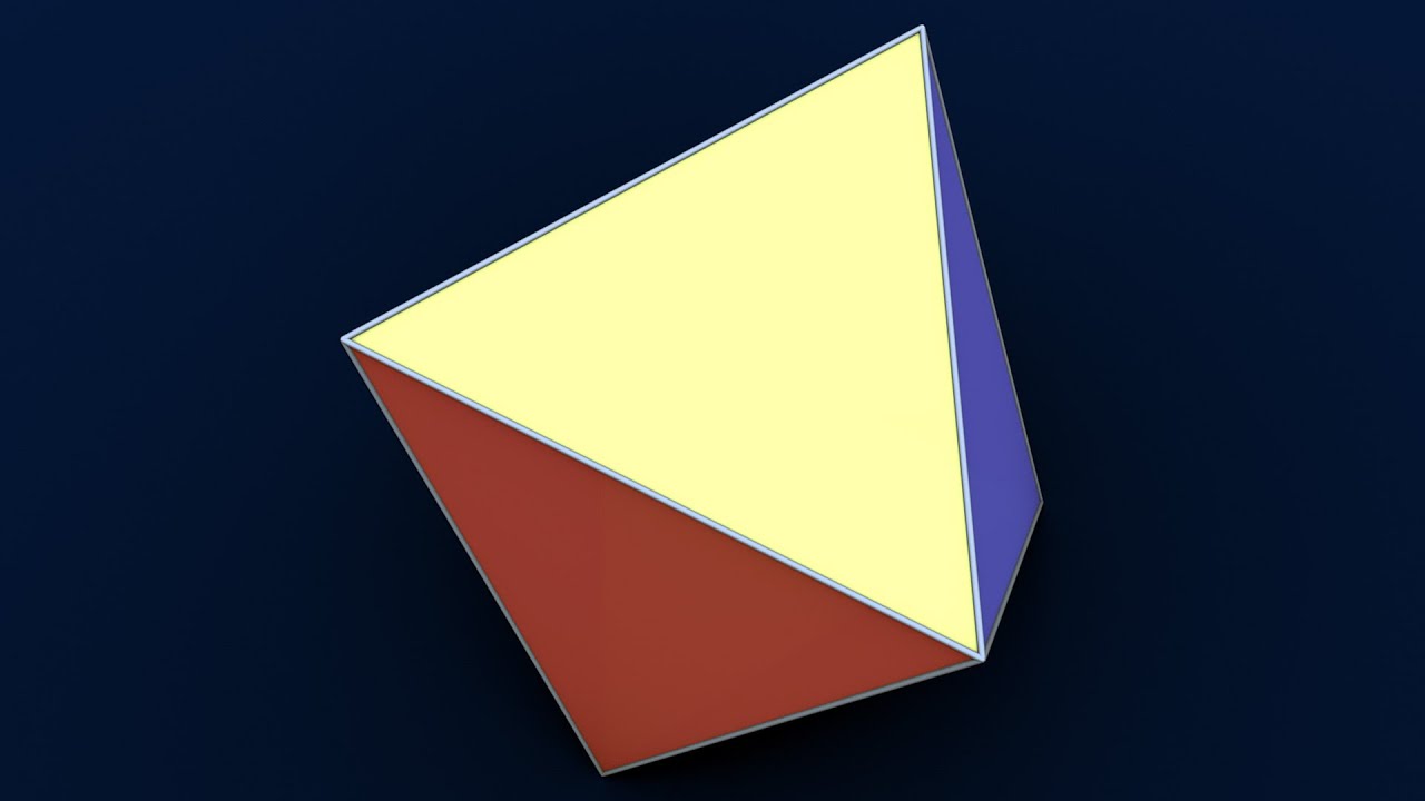 Solid Shapes And Their Nets: Octahedron / Октаедр / Октаэдр - YouTube
