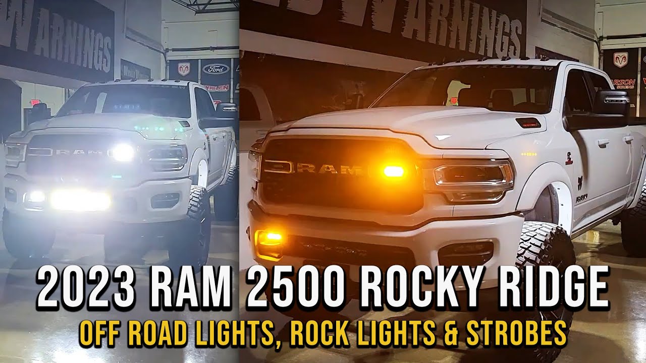 2023 Dodge Ram 2500 Rocky Ridge Offroad Lights, Rock Lights & Safety ...