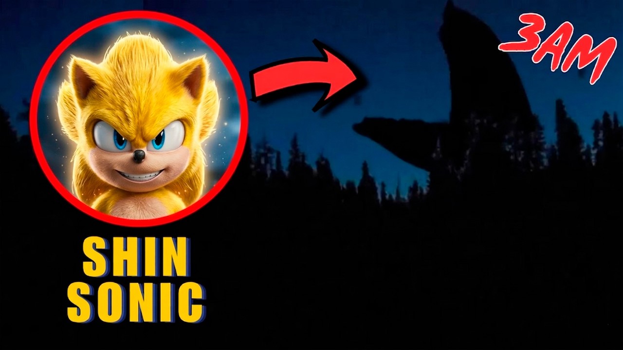 If you see SUPER SHIN SONIC at 3 AM - run! (real life) - YouTube