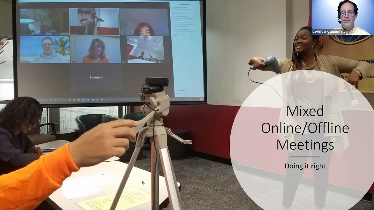 Workshop on Hybrid Online/Offline Toastmasters Meetings - YouTube
