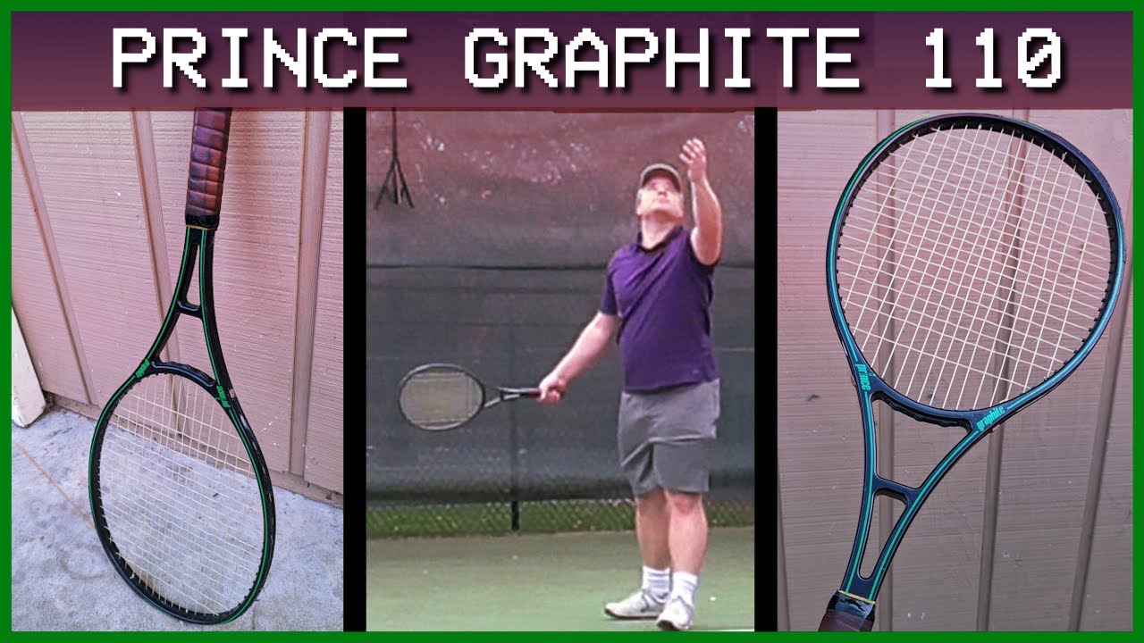 Prince Graphite 110 | Vintage Graphite Tennis Racket Review - YouTube