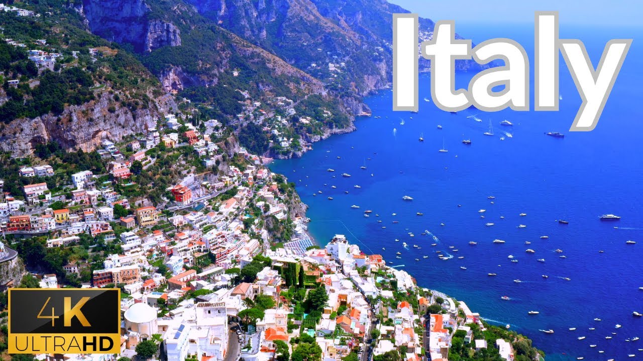 Flying over Italy in 4K Ultra HD Video 60FPS - YouTube
