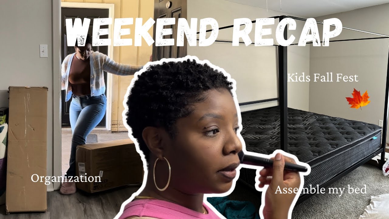 Part One! Assemble My Canopy Bed | Kids Fall Fest/Dance | Weekend Recap ...