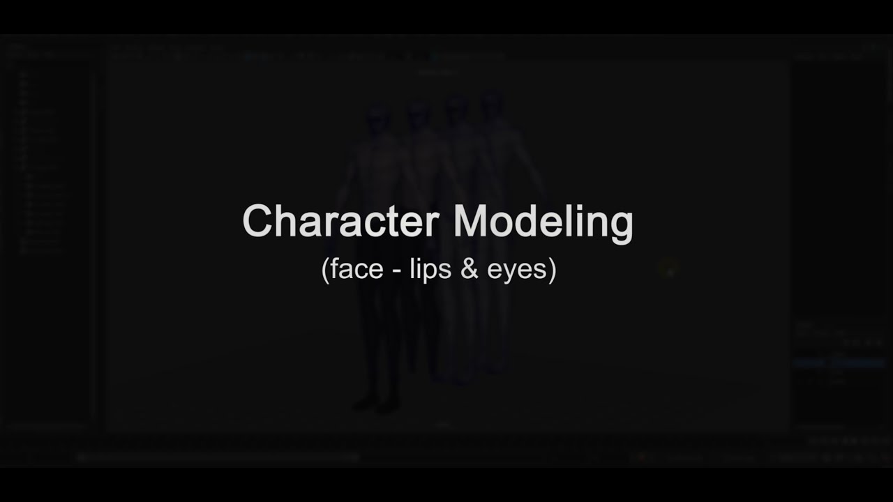 Maya Character Modeling - Lips & Eyes - YouTube