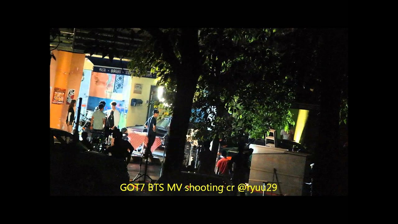 GOT7 behind the scene mv filming #1 - YouTube