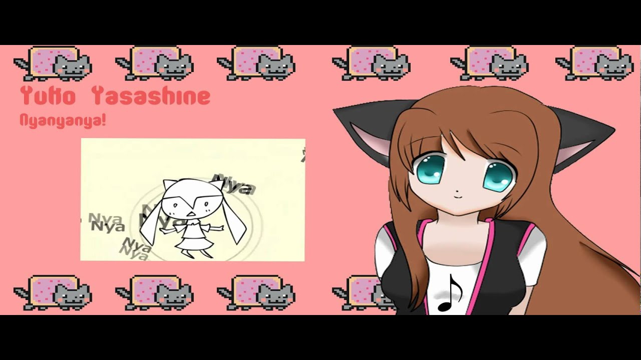 【UTAUカバー】Nyanyanya! (Nyan Cat)【Yuko Yasashine】 - YouTube
