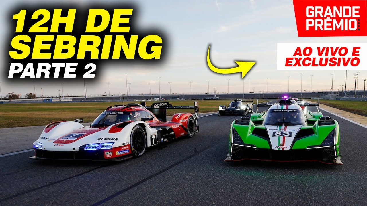 12 HORAS DE SEBRING 2024 | PARTE 2 [13:45-FINAL] | IMSA SportsCar 2024 ...