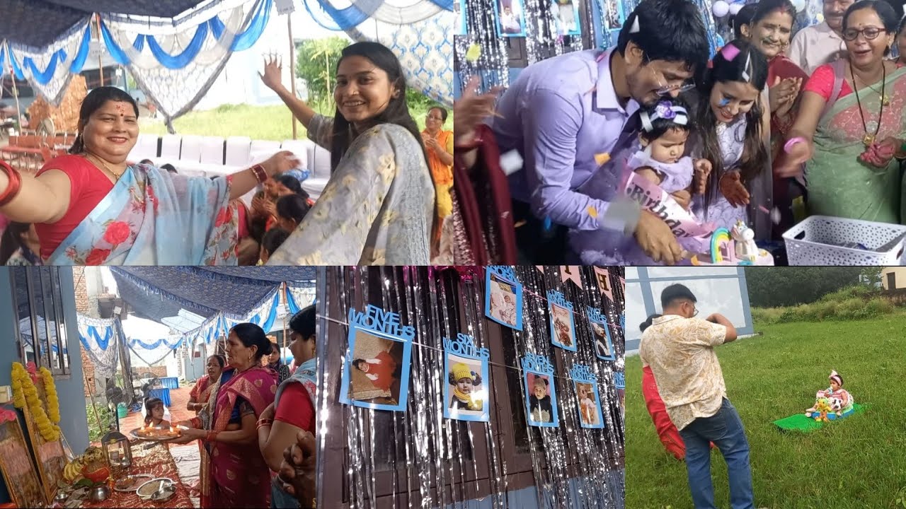 Kiana ka 1st bday💗🥳 ( Ghar ka phela function ️ ) | AKANSHA'S VLOGS | - YouTube