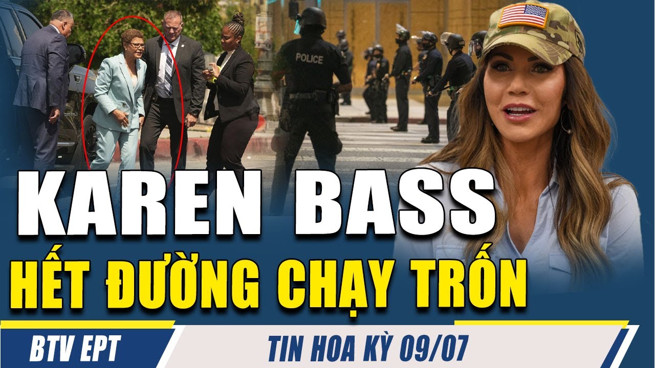 KAREN BAS VỘI LÊN XE CỐ THỦ KHI BÀ TA VỪA BỊ BAO VÂY VÌ CHẶN ICE BẮT ...