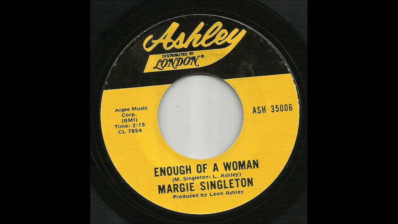 Margie Singleton - Enough Of A Woman - YouTube