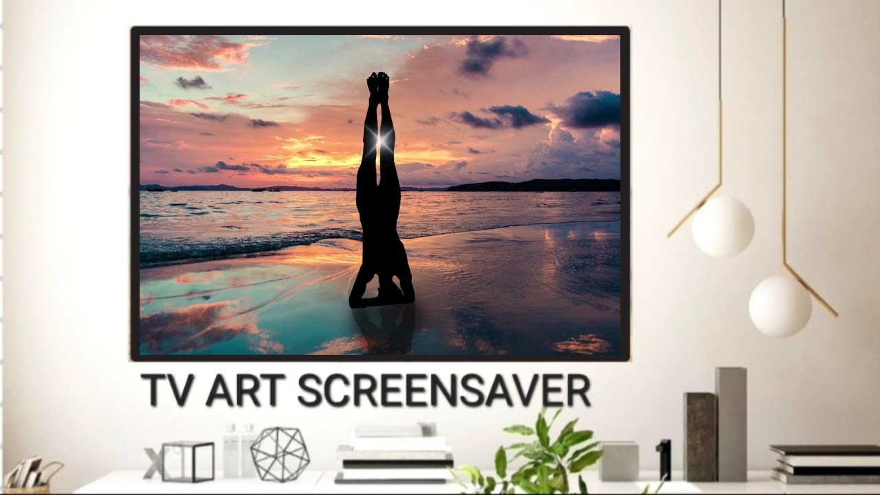 Yoga TV art Screensaver, with healing music for the seven chakra's ...