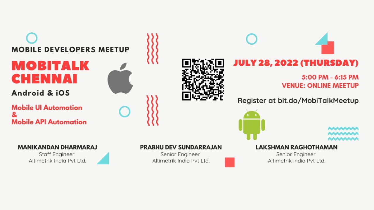 Mobile UI and API Automation | MobiTalk July 2022 - YouTube