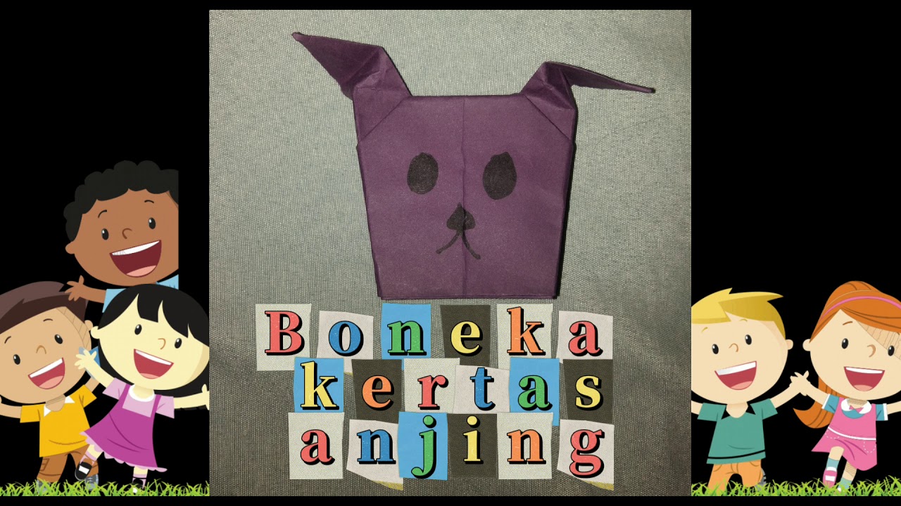Langkah-langkah membuat boneka (puppet) kertas jari haiwan - YouTube