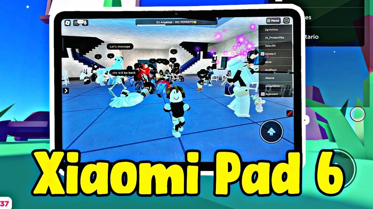 ASI ES JUGAR ROBLOX EN LA TABLET XIAOMI PAD 6 🤯 - YouTube