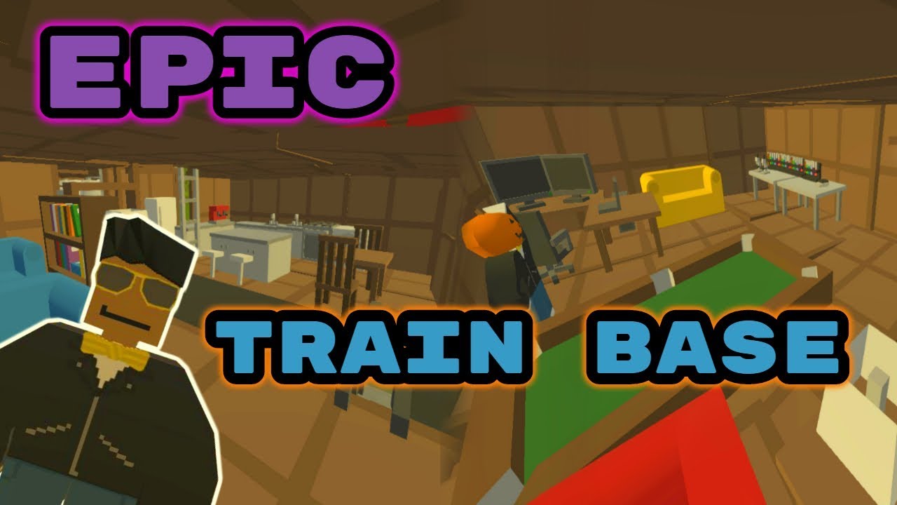 HUGE Train Base in Unturned - YouTube