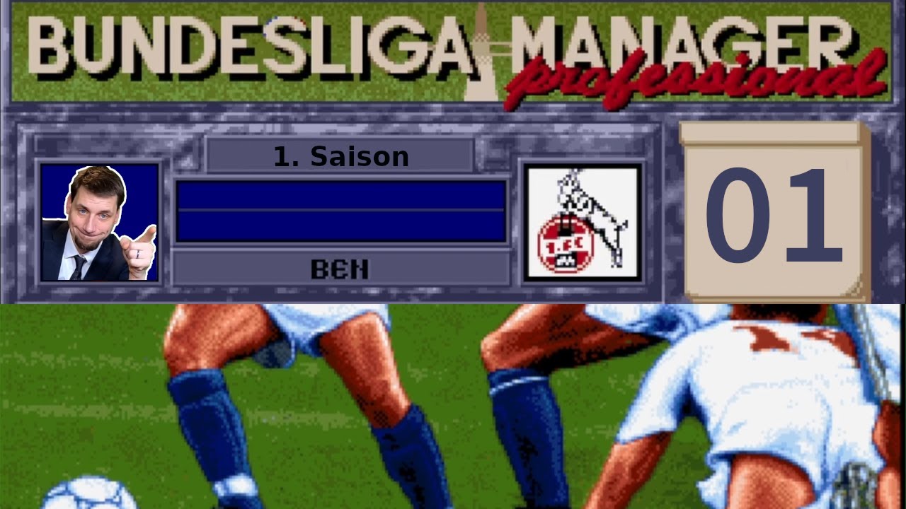 01 - 1.FC Köln - Bundesliga Manager professional (1991) #BMP - Saison 1 ...