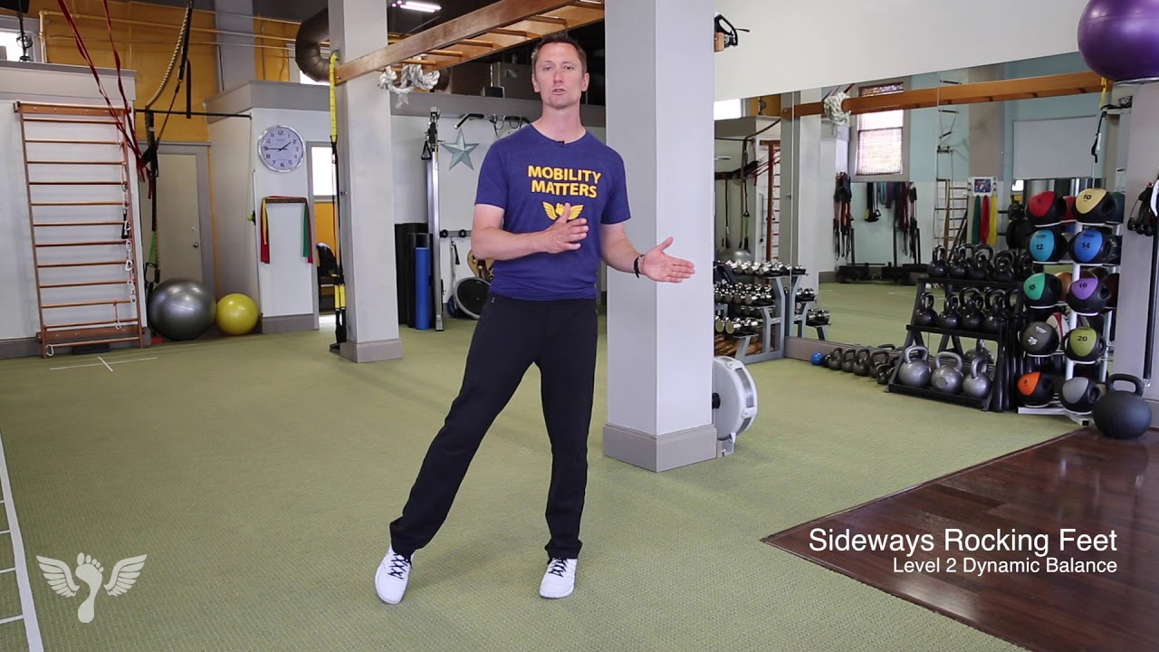 Mobility Matters Sample: Level 2 Dynamic Balance Exercise - YouTube