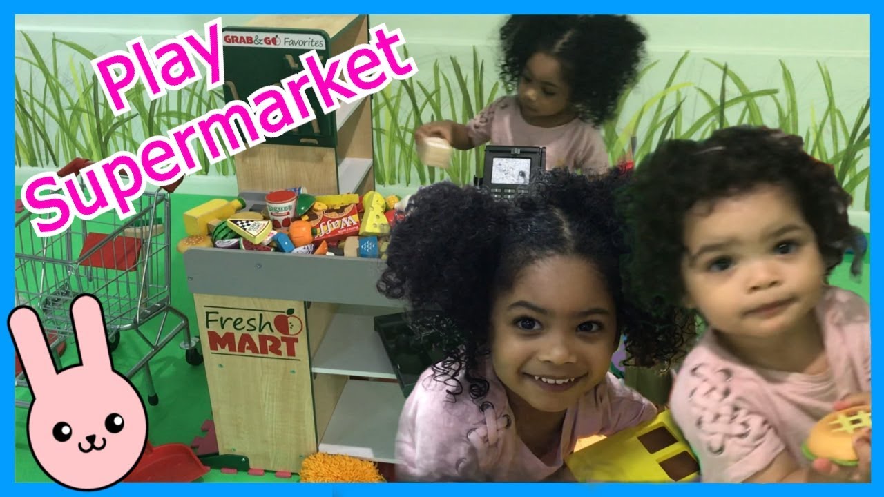 PRETEND PLAY GROCERY STORE | Fresh Mart toy - YouTube