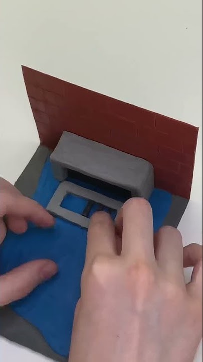 Making Diorama Purple Monster in Vent from Rainbow Friends Roblox EASY ...