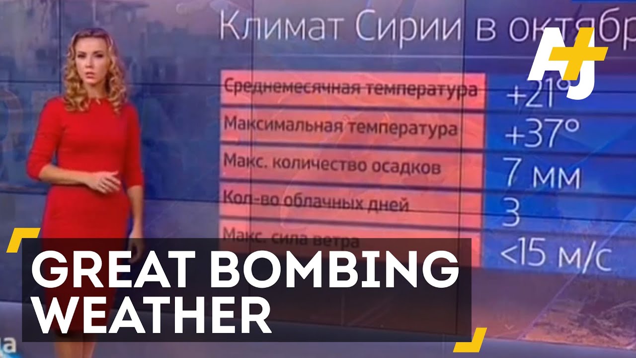 Russian Media Says Weather Perfect For Bombing Syria - YouTube