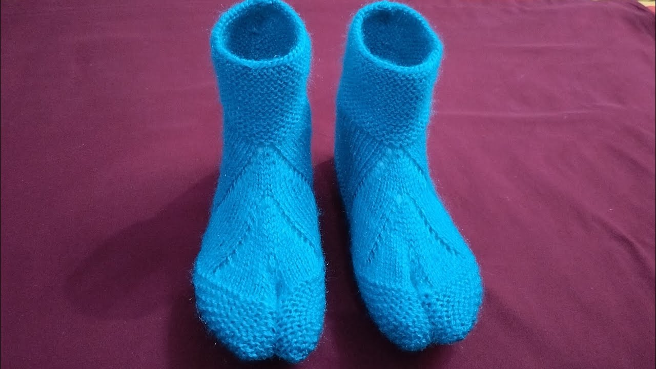Very beautiful ladies thumb socks design नये डिजाइन में बनाये अंगूठे ...