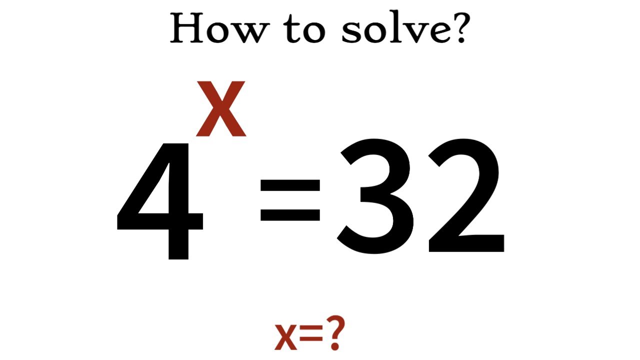A Nice Exponential Equation Solving. Learn This Math Tricks. - YouTube