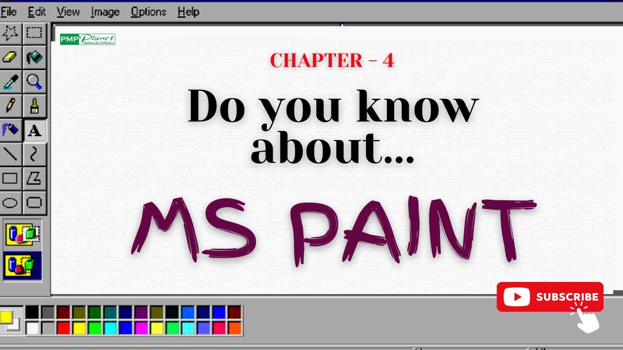 MS Paint | IT CodeBotics | Class -1 | Chapter - 4 - YouTube