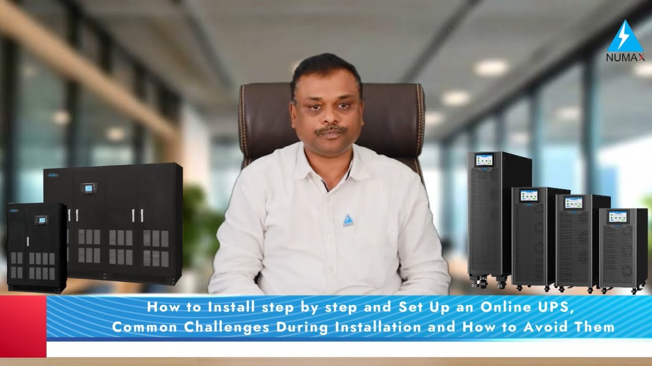 🎥 Step By Step Installation Of Online UPS | Complete UPS Installation ...