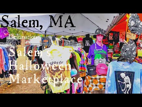 Salem's Halloween Marketplace at Salem Common - YouTube