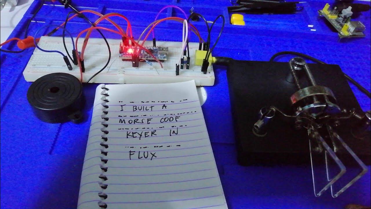 Arduino Morse Code Keyer - YouTube