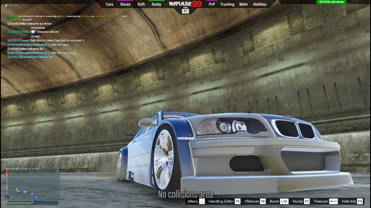 FiveM Impulse99 NFS Most Wanted M3 GTR drifting in GTAV - YouTube