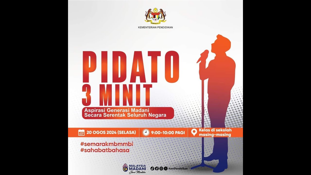 Program Pidato 3 Minit SK Lundang 2024 - YouTube