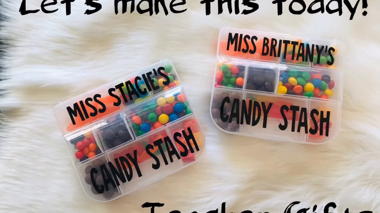 Make Teacher Candy Stash Gift - YouTube