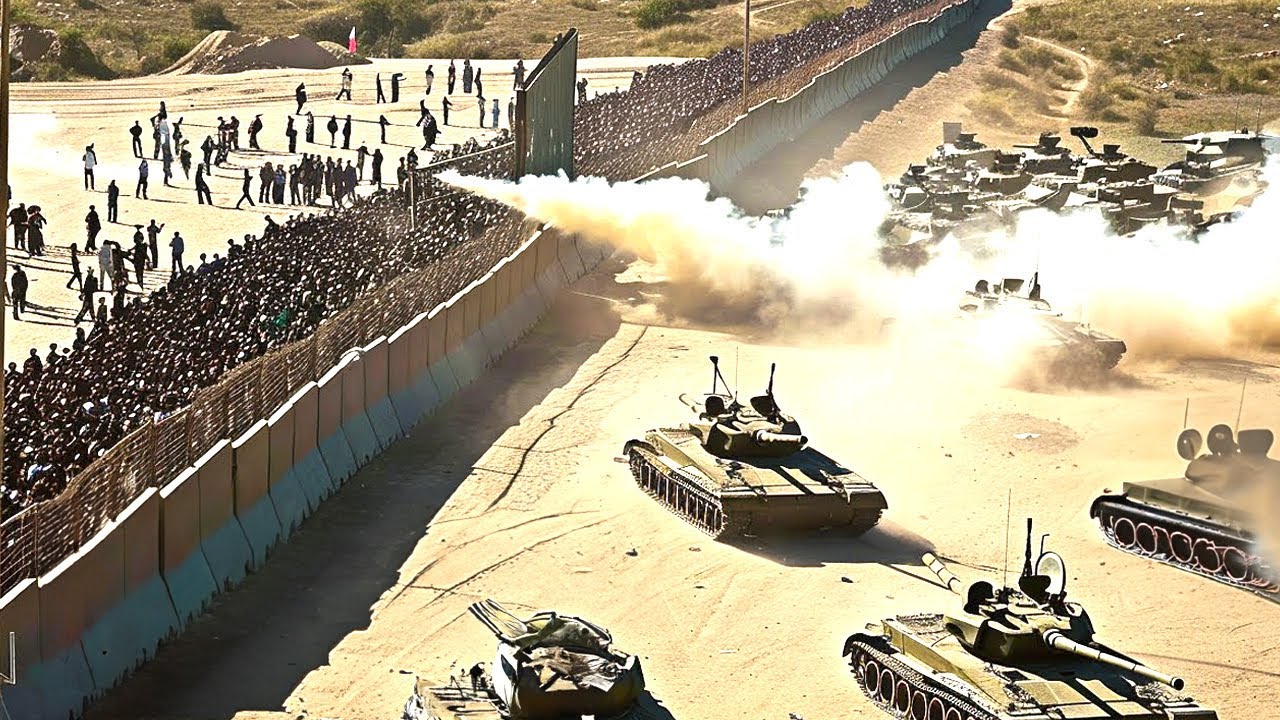 Chilling Footage Of The US Army In Texas Goes Viral - YouTube