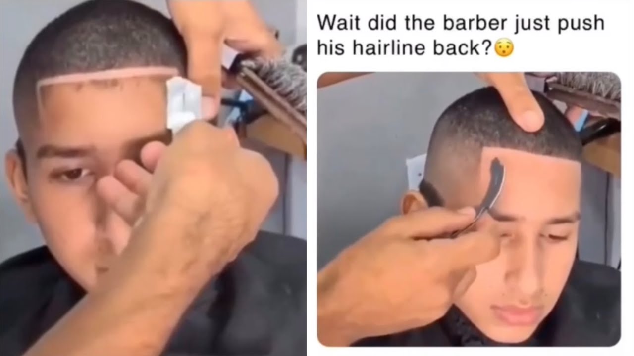 What To Do When Barber Pushed Hairline Back at Edward Gratwick blog