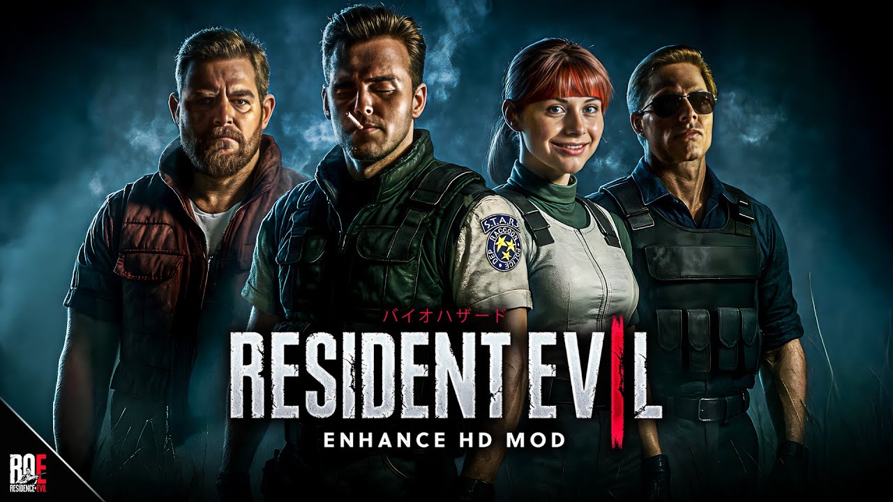 ROE Plays RESIDENT EVIL 1 Enhance HD Mod w/Original RE1 Cast - Chris ...