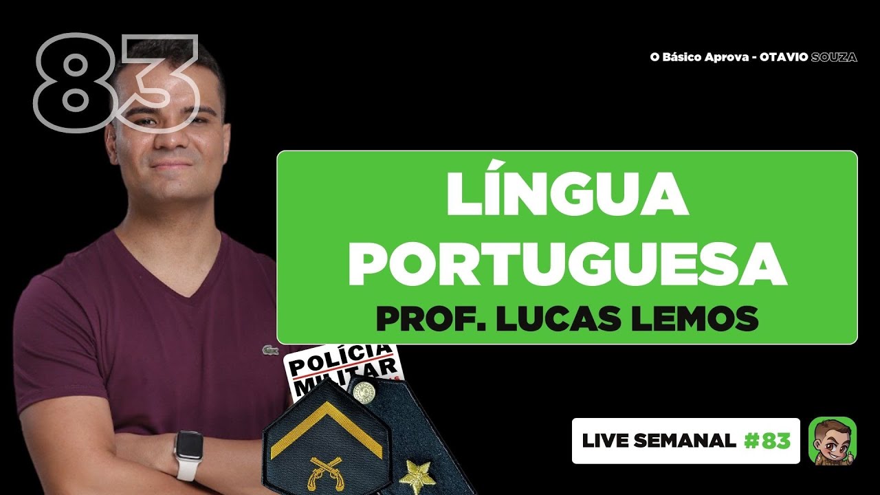 Live OBA: Língua Portuguesa - Prof. Lucas Lemos - YouTube