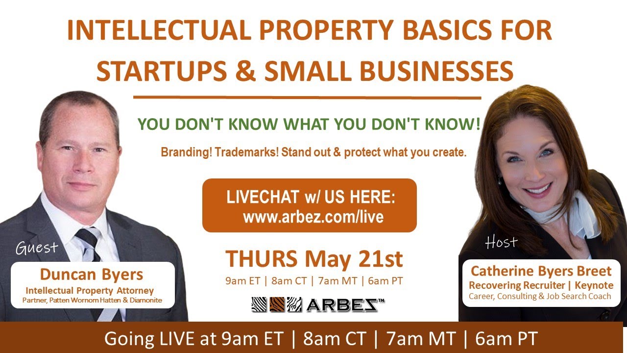Intellectual Property Basics For Startup & Small Businesses with Duncan ...