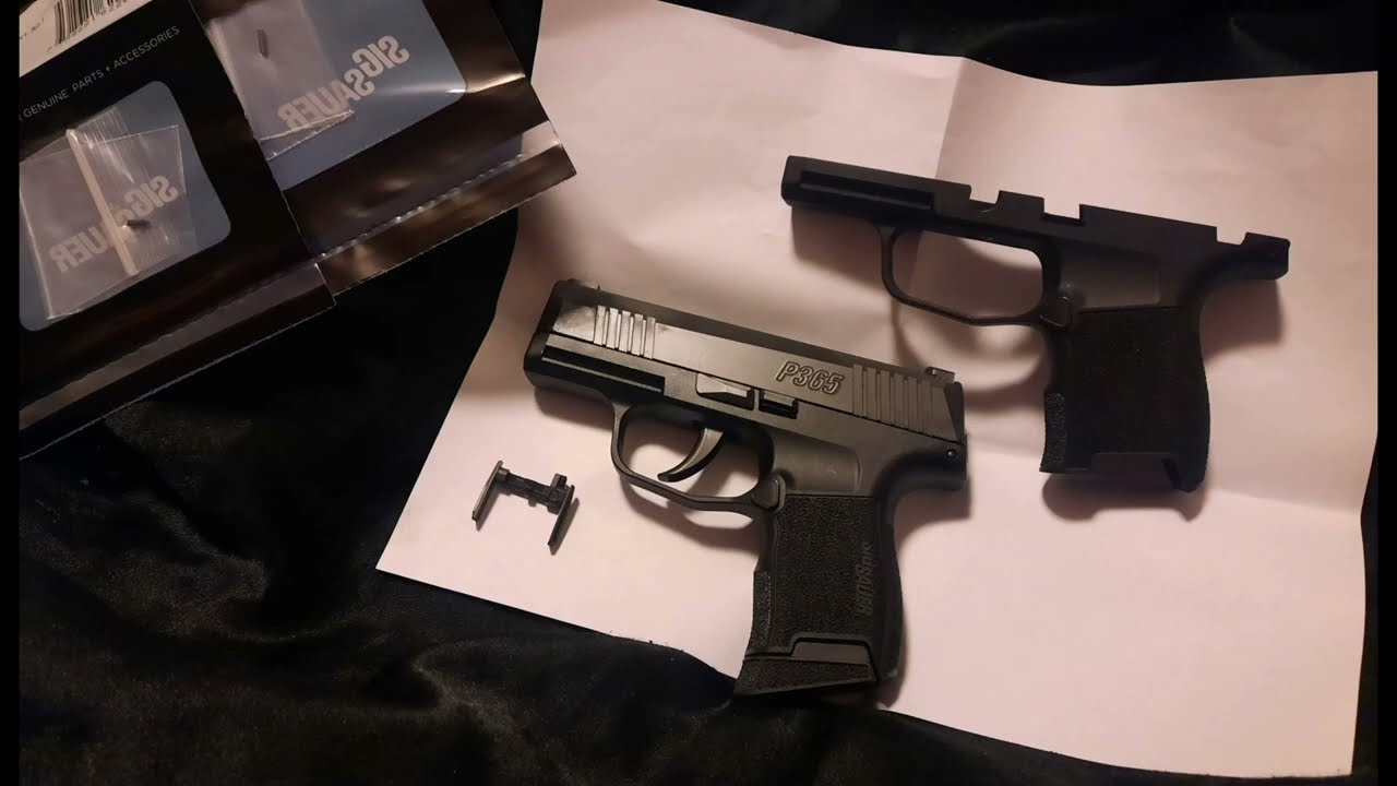SIG SAUER P365 MANUAL Safety Install EASY AND TOO THE POINT Must See ...