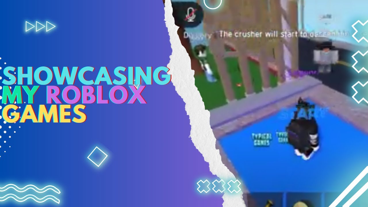 showcasing my roblox games! - YouTube