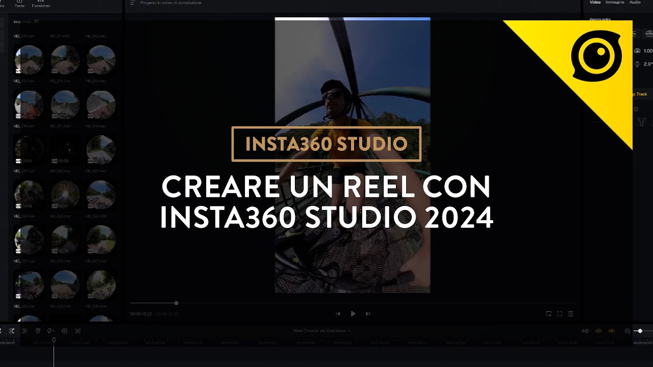 Creare un reel Instagram con Insta 360 Studio - YouTube