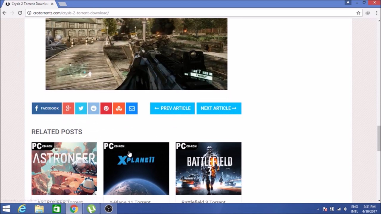 HOW TO DOWNLOAD CRYSIS 2 PC TORRENT - YouTube